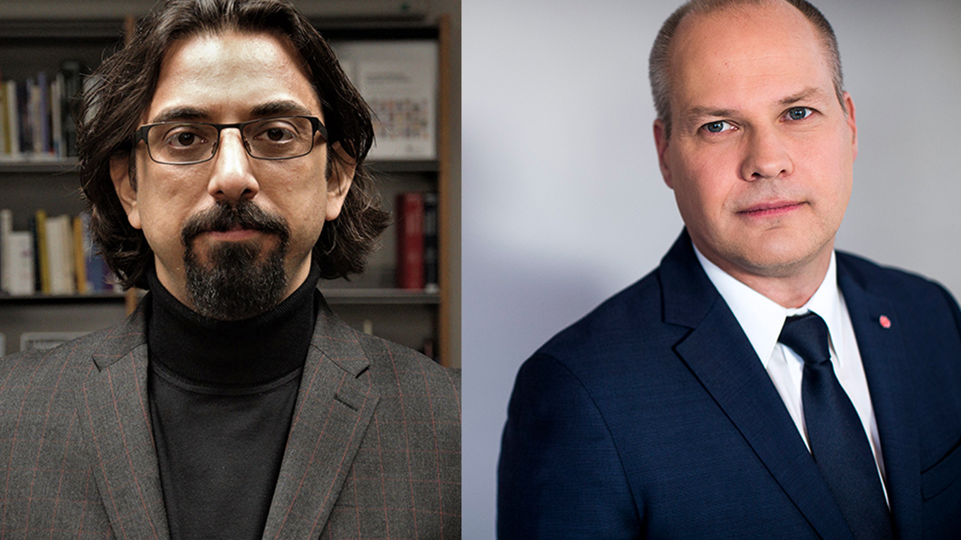 Amir Rostami hos justitieminister Morgan Johansson | Institutet för ...