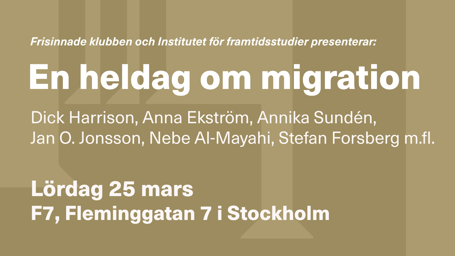 Heldagskonferens: Hur påverkas Sveriges välstånd av invandring och ...